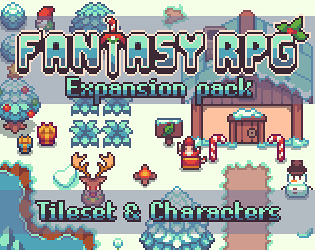 RPG snow tileset by Franuka