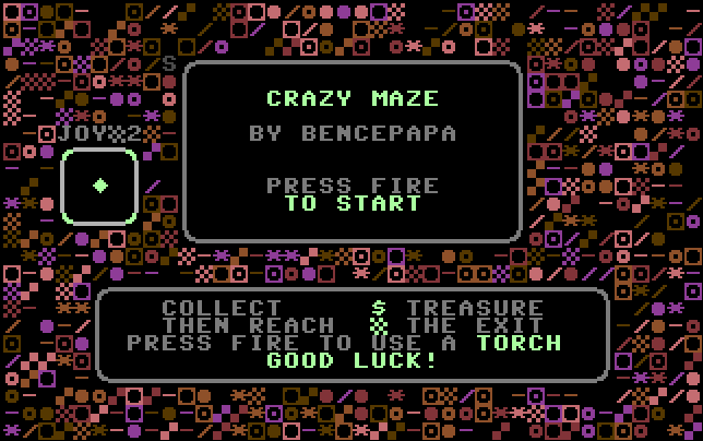 CRAZY MAZE (C64 script) by Puli Games
