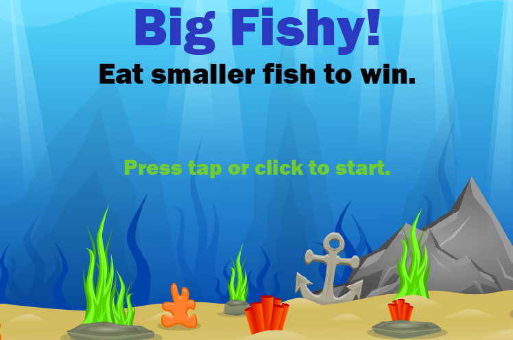 Big Fishy! by Kantros for Coding Blocks Game Jam 2021 - itch.io