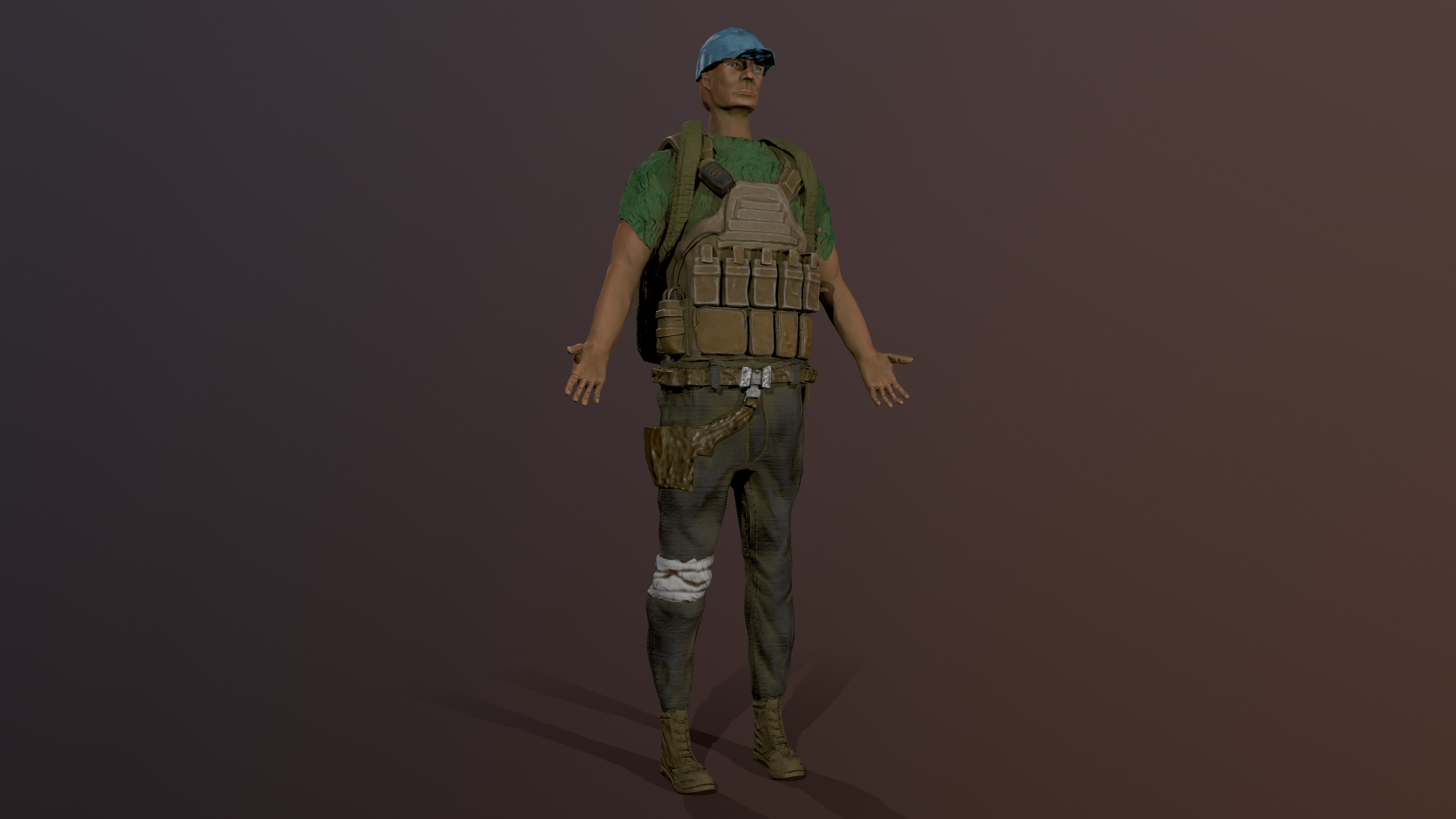 3D Resistance Themed Character by Peppermint-Nightmare for Character ...