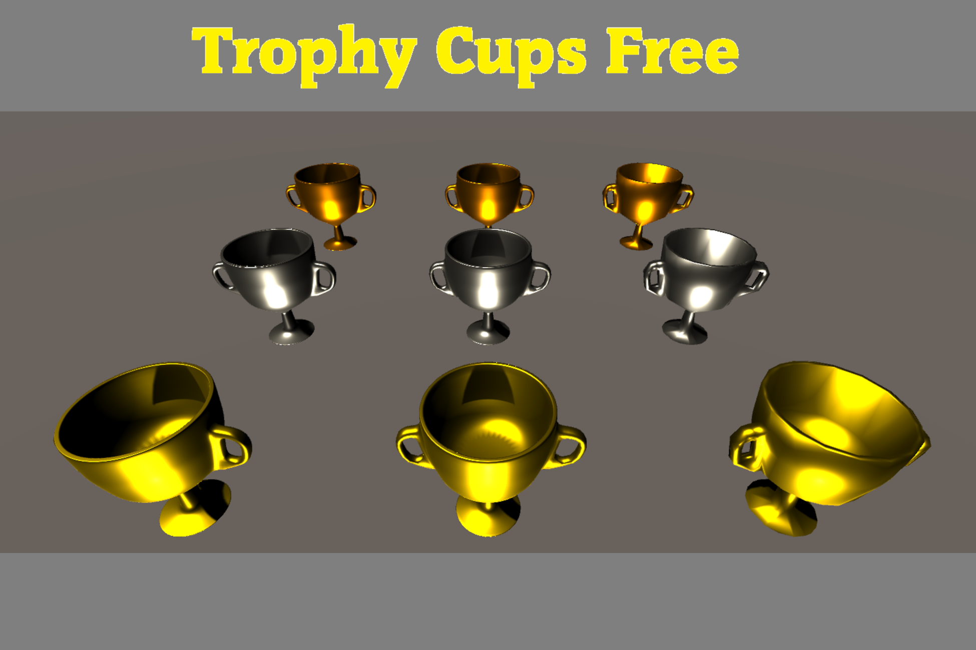Trophy Cups for Unity by The Quantum Nexus