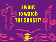 i want to watch the sunset! by Saint Hellion