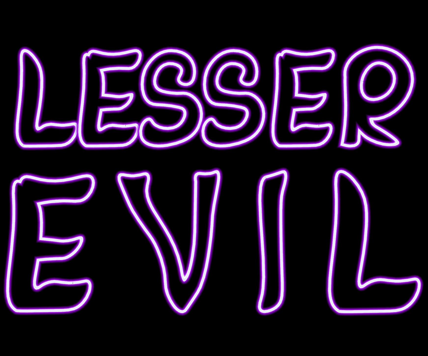 Lesser Evil By NullOne Tony the cony