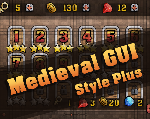 Medieval GUI - Style Plus by Cryptogene