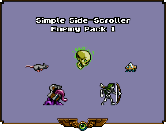 Pixel Side-Scroller Enemies 1 by Thomas Feichtmeir "Cyangmou"
