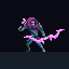 Arcane archer animated pixel character by AstroBob