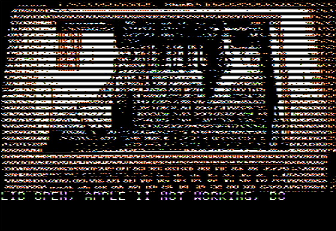 The WOZ Apple II Fixing Adventure by Toolkitman by BASIC 10Liner