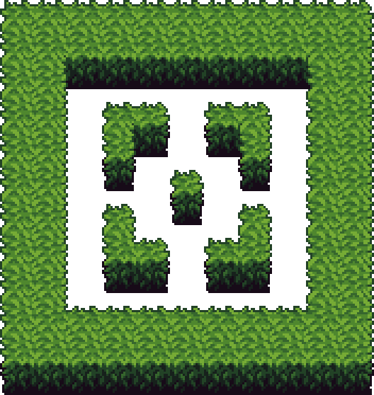 A-Mazing Tileset #1 - Hedge by Pixiatrist