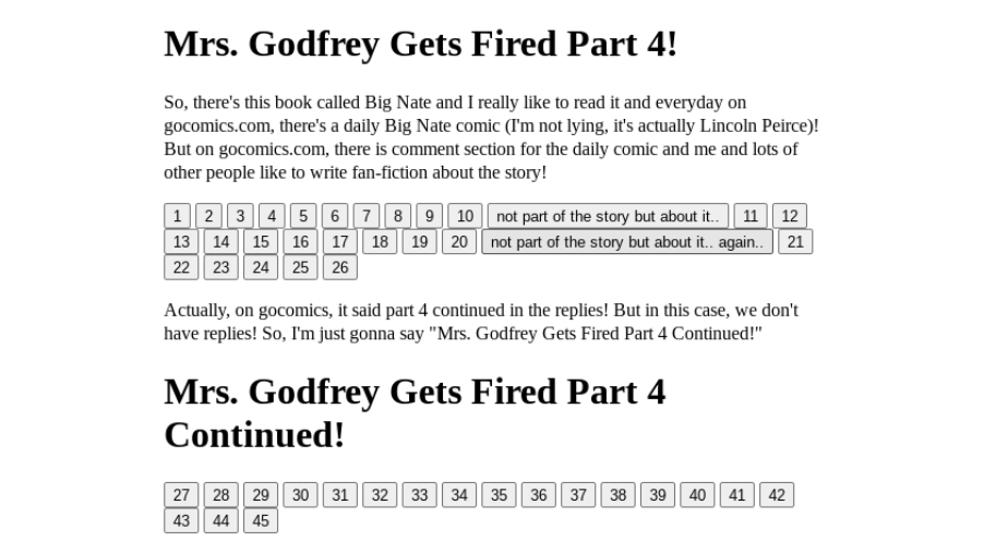 Mrs. Godfrey Gets Fired Part 4! by multiplegamesman