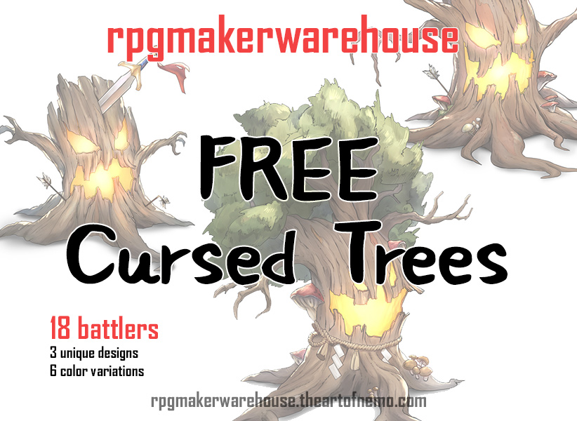 FREE RPG Cursed Trees Pack by The Art Of Nemo