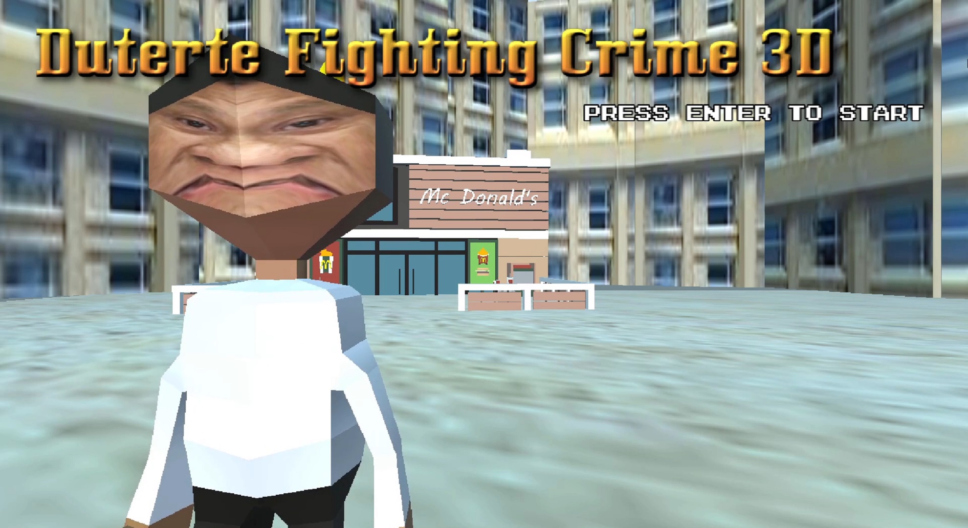 Duterte Fighting Crime 3D by Harambert