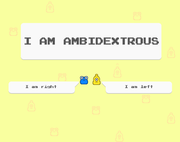 I am ambidextrous by Dwart