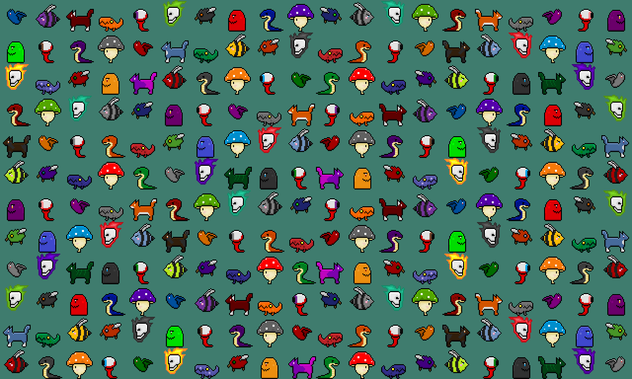 Monster Sprite Pack by Mistress Tigeress