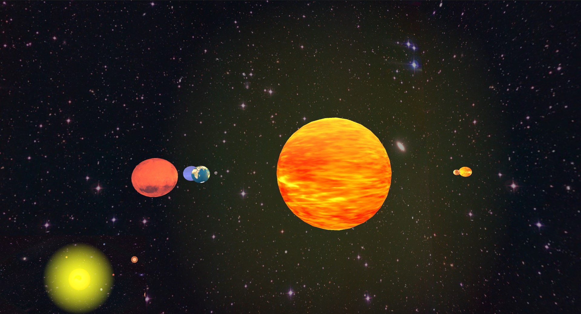 Proxima Centauri with Earth by Quelich