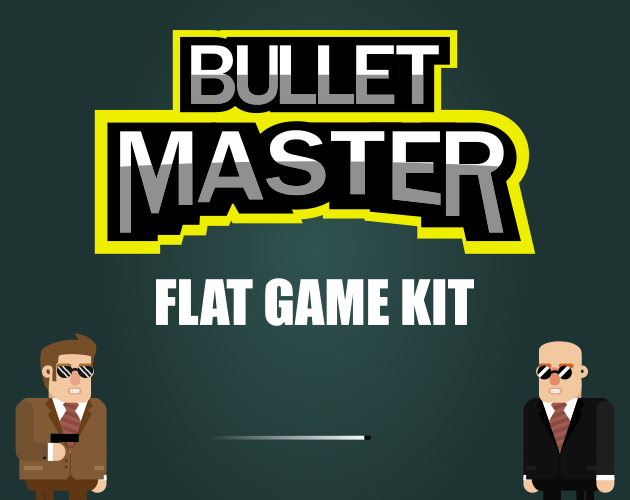 Bullet Master 2D Flat Game Kit by Graphical Drama