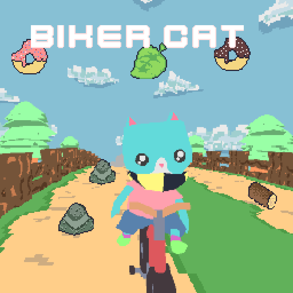 BIKER CAT by Deniz Works