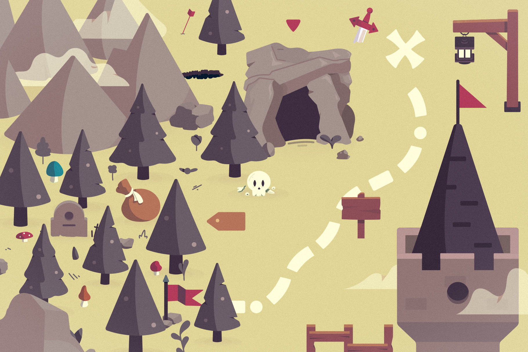 Topdown Adventure Map by Cristian Pintos