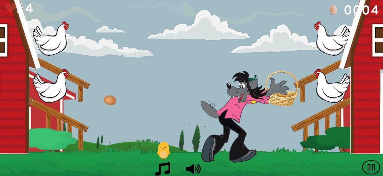 Gamedev Jumpstart Wolf Catсhes Eggs By Dmitriydev