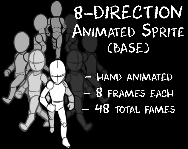8 Direction Animated Isometric Sprite (Base) by [No]Hero
