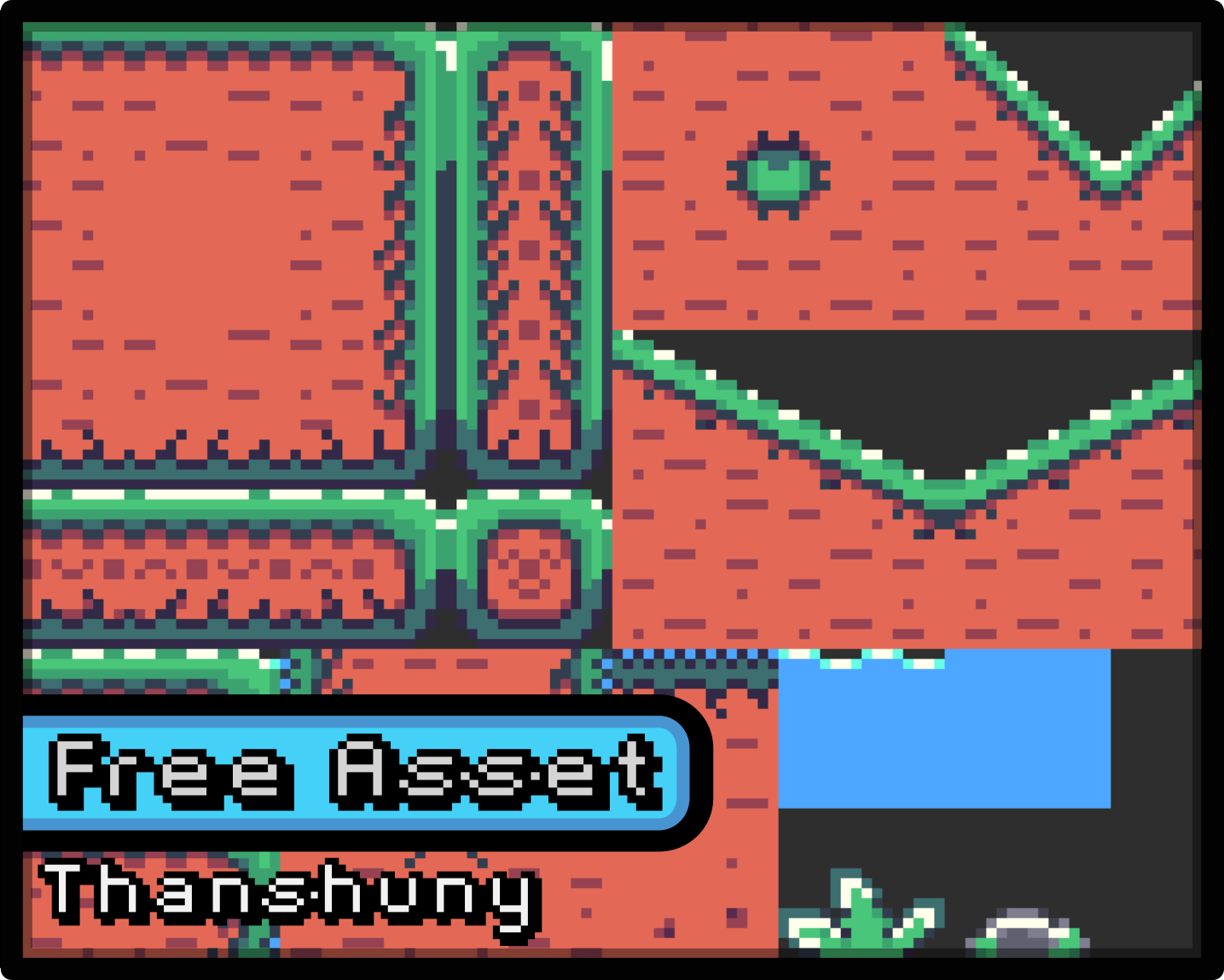 Platformer Tileset by Thanshuny Wolf