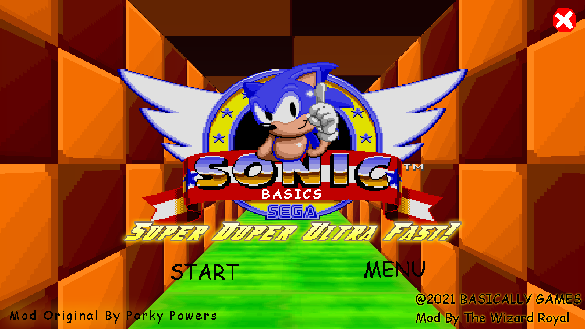 Sonic The Hedgehog Basics In Super Duper Ultra Fast by MerlinOdius