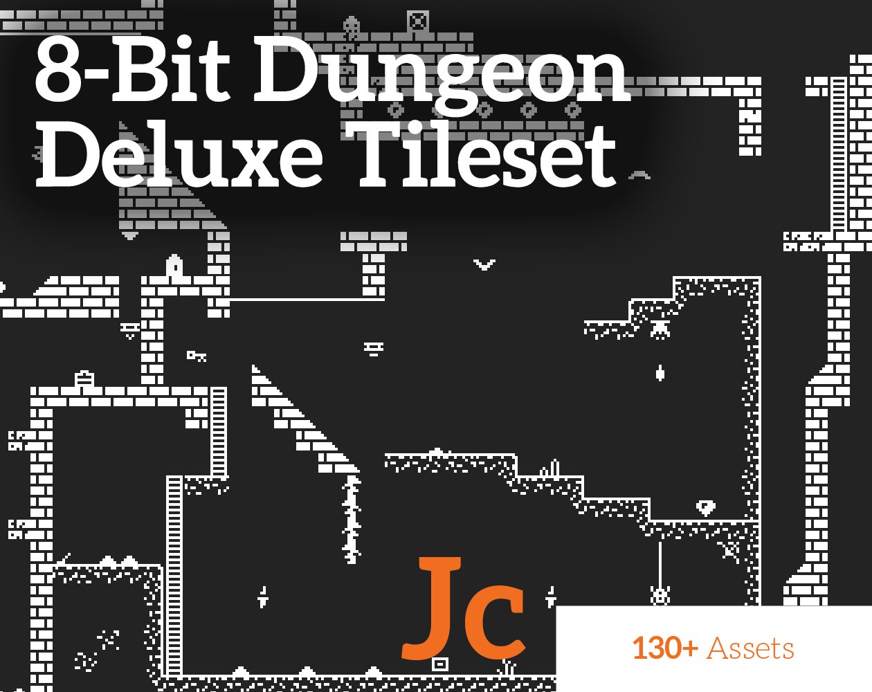 8-Bit Dungeon Deluxe Tileset/Sprites by Jamie Cross