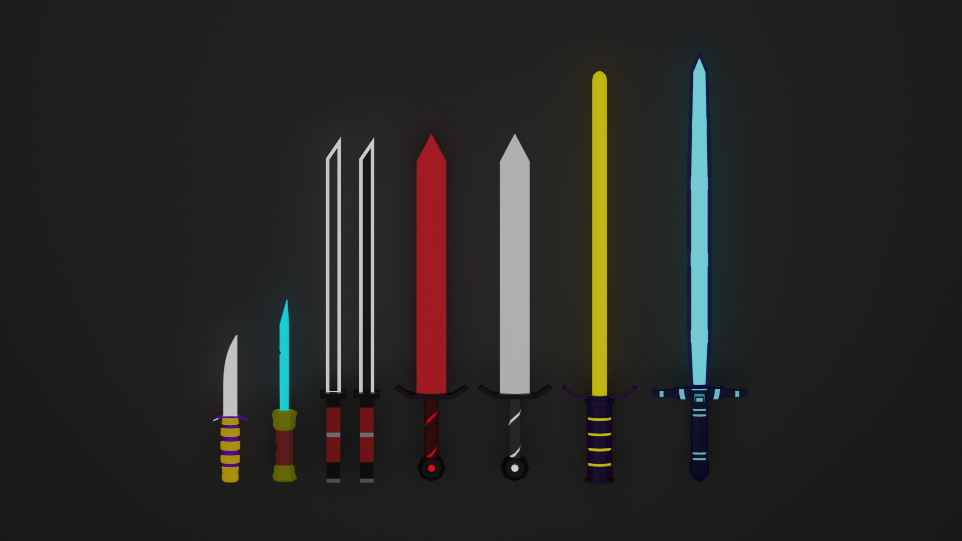 Low Poly Swords by Lambda Games