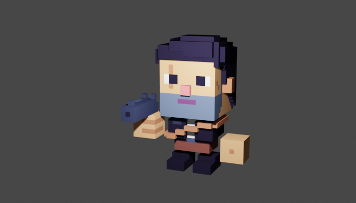 Animated Voxel Character by RGS_Dev