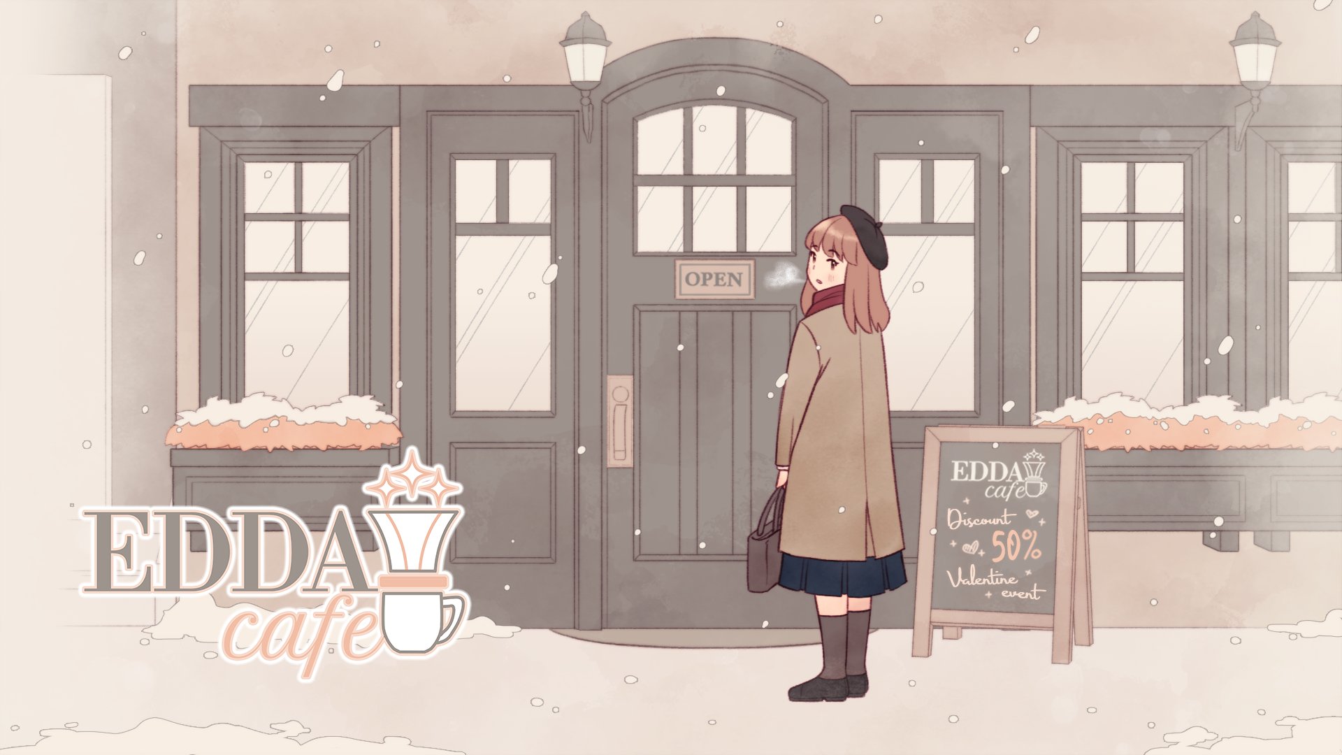 EDDA Cafe by Mayor Pumpkin, Clover Zero, NSAID for Valentine's VN Jam ...