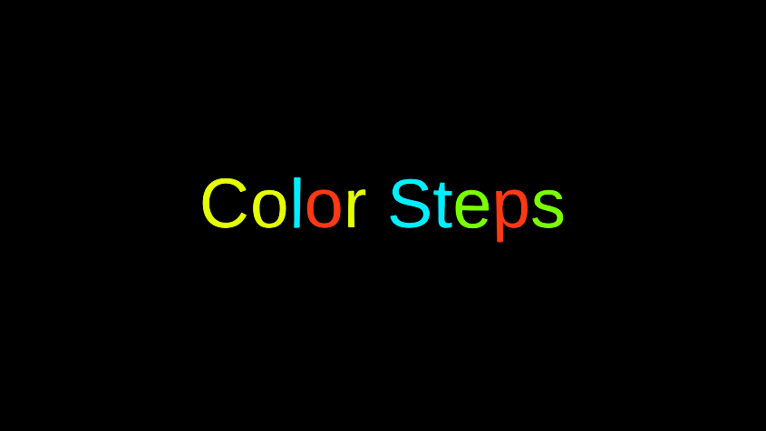 Color Steps by mjaycole