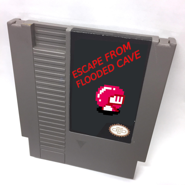 (NES) ESCAPE FROM FLOODED CAVE by voxel