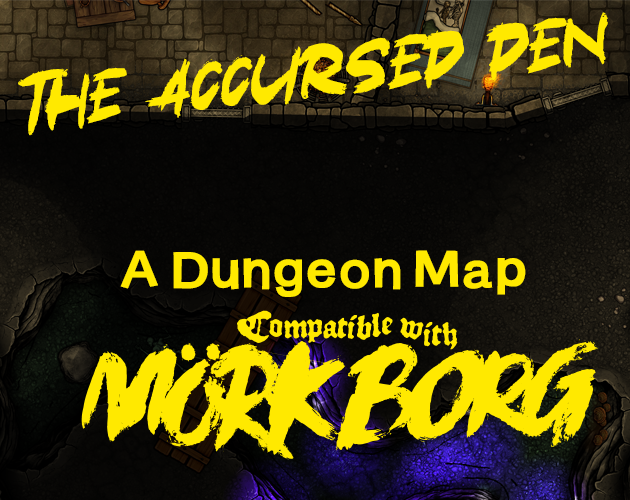 Accursed Den VTT Maps by Bird Silhouette Games