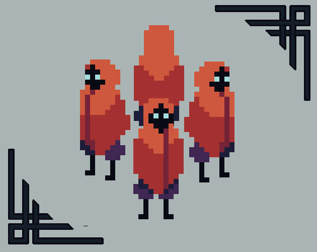 4-Directional Character [Hooded Knight] by Kronovi-