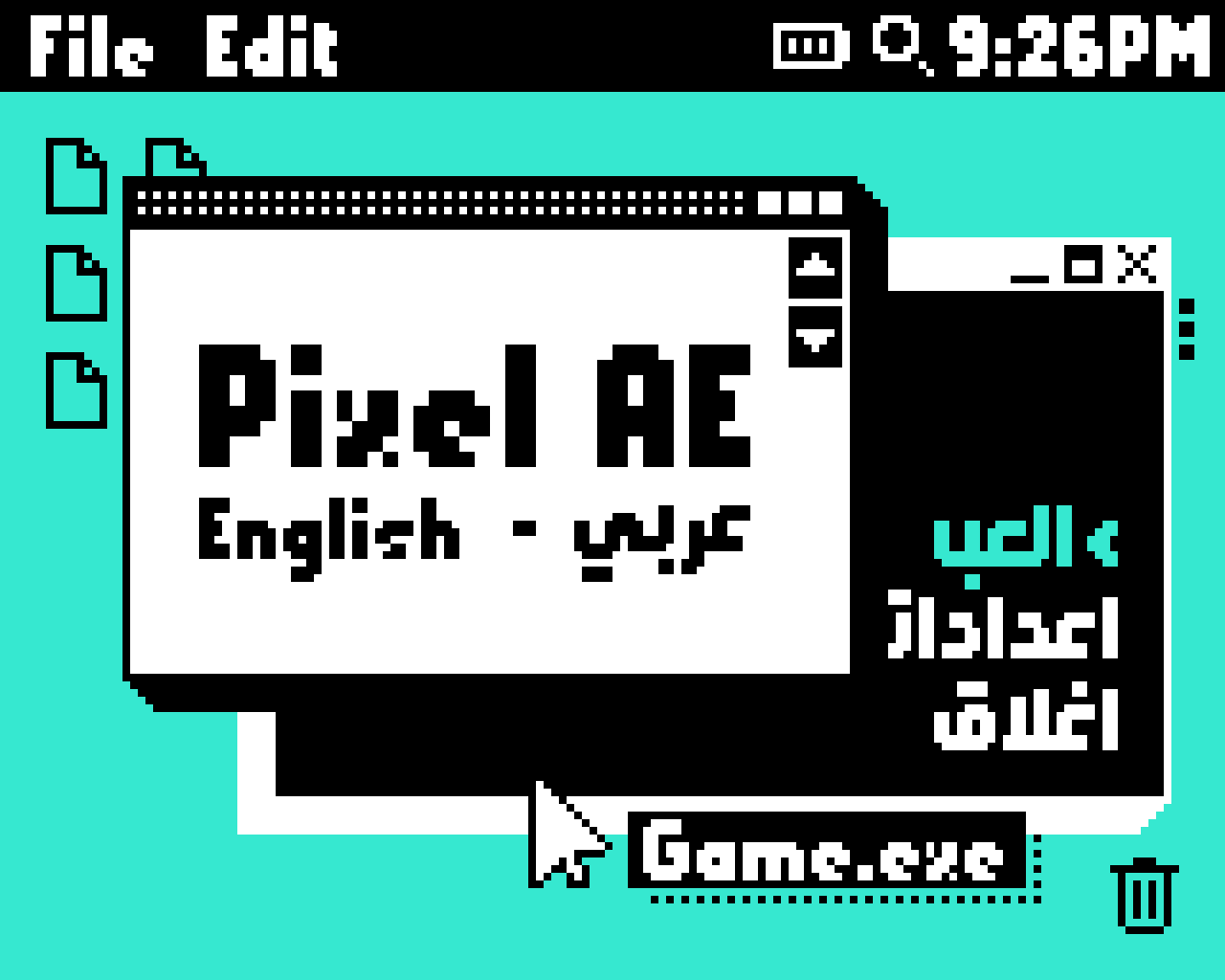 Pixel AE Font by Essssam