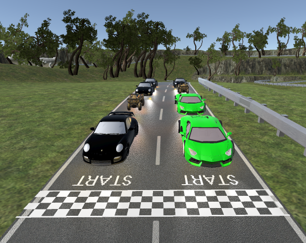 Car Racing - Physics & Artificial Intelligence by VanFelsen, Rattenb0y