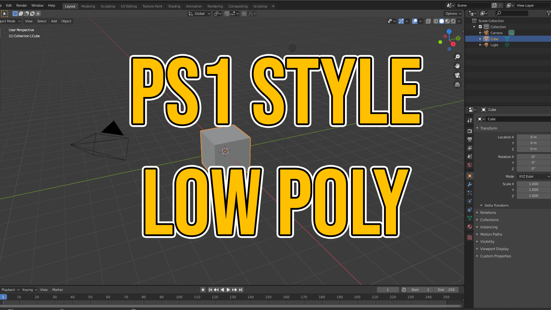 Low Poly PS1 Style Game Assets by whateep