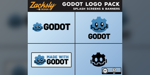 Godot Logo Pack: Splash Screens & Banners by Zacksly
