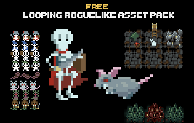 Looping roguelike prototype pack by sierrassets
