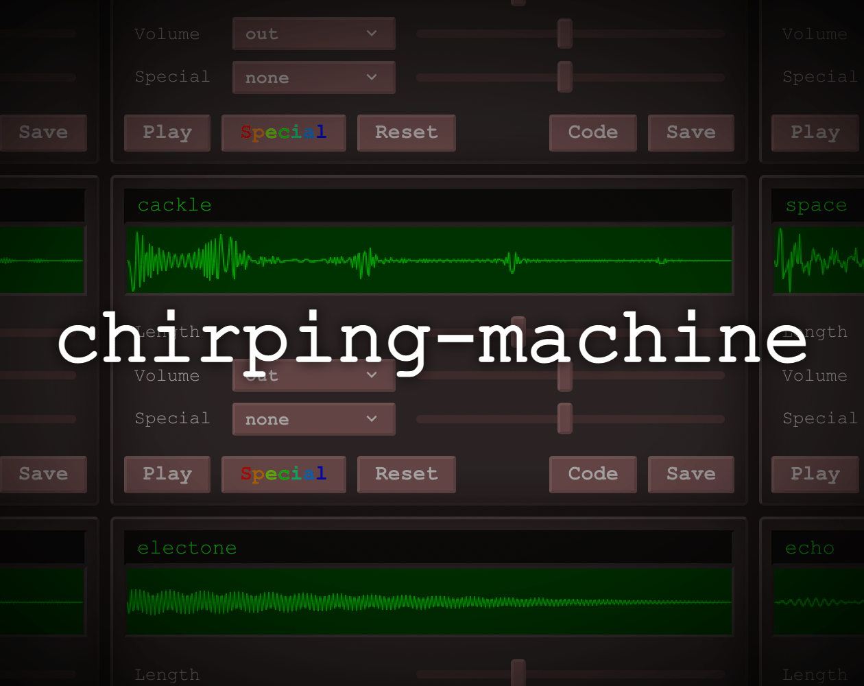 chirping-machine by mimonelu