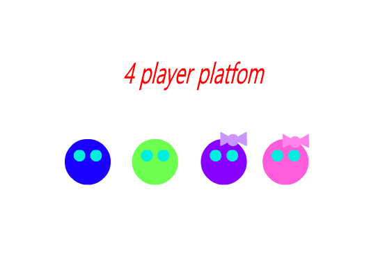 4 player platformer by The panda boy