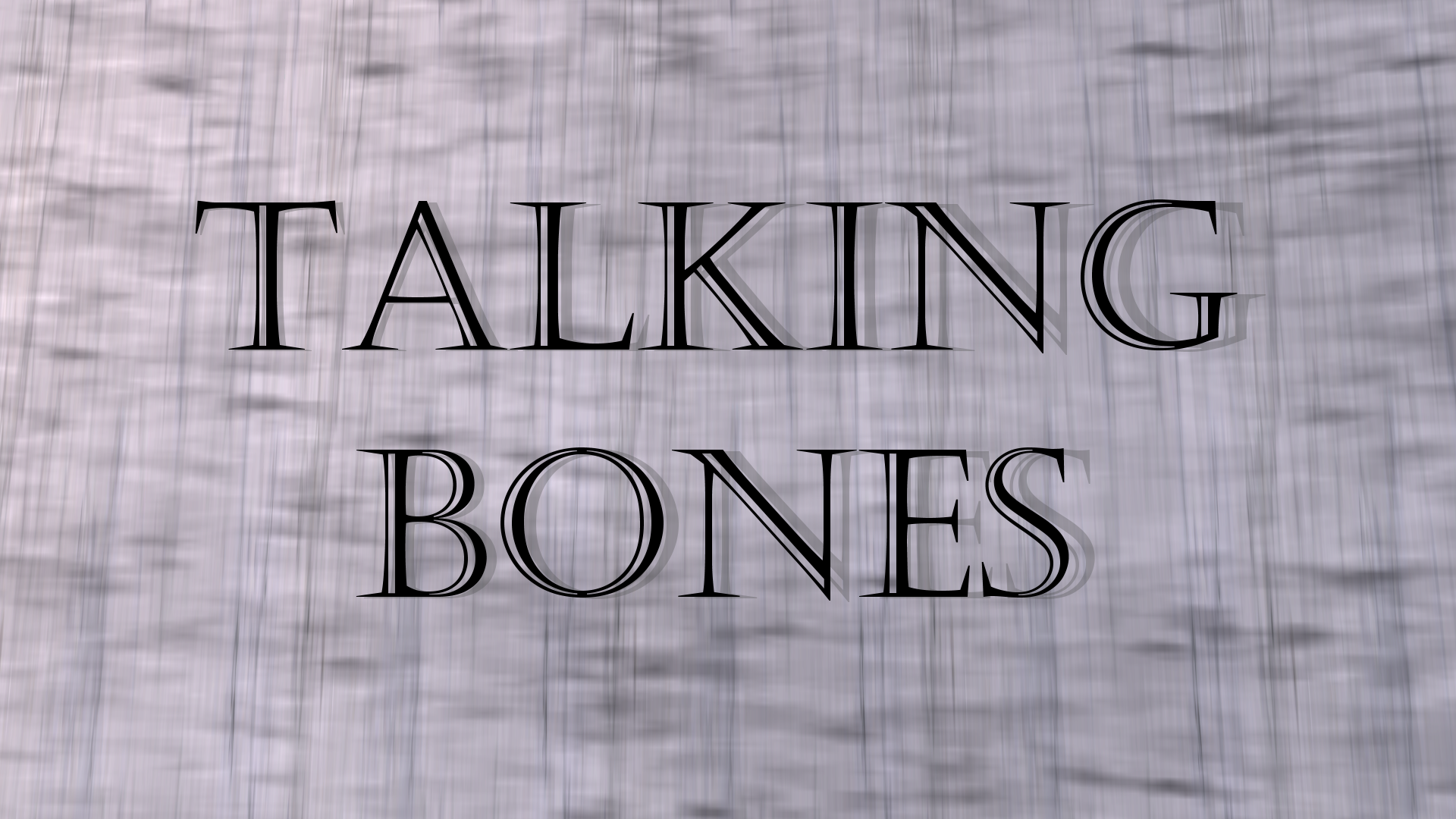 Talking Bones by pretentiouslemon