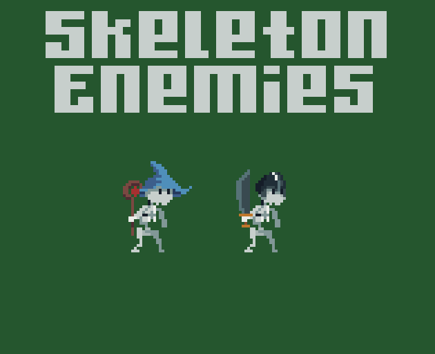 Fantasy Skeleton Enemies by pimen