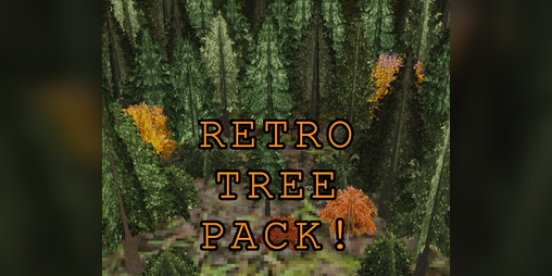 Retro PSX Style Tree Pack by Elegant Crow