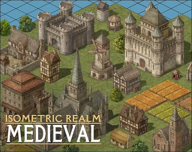 Isometric Realm - Medieval Buildings by jpcu