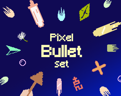 Pixel bullet mini pack by 25349023