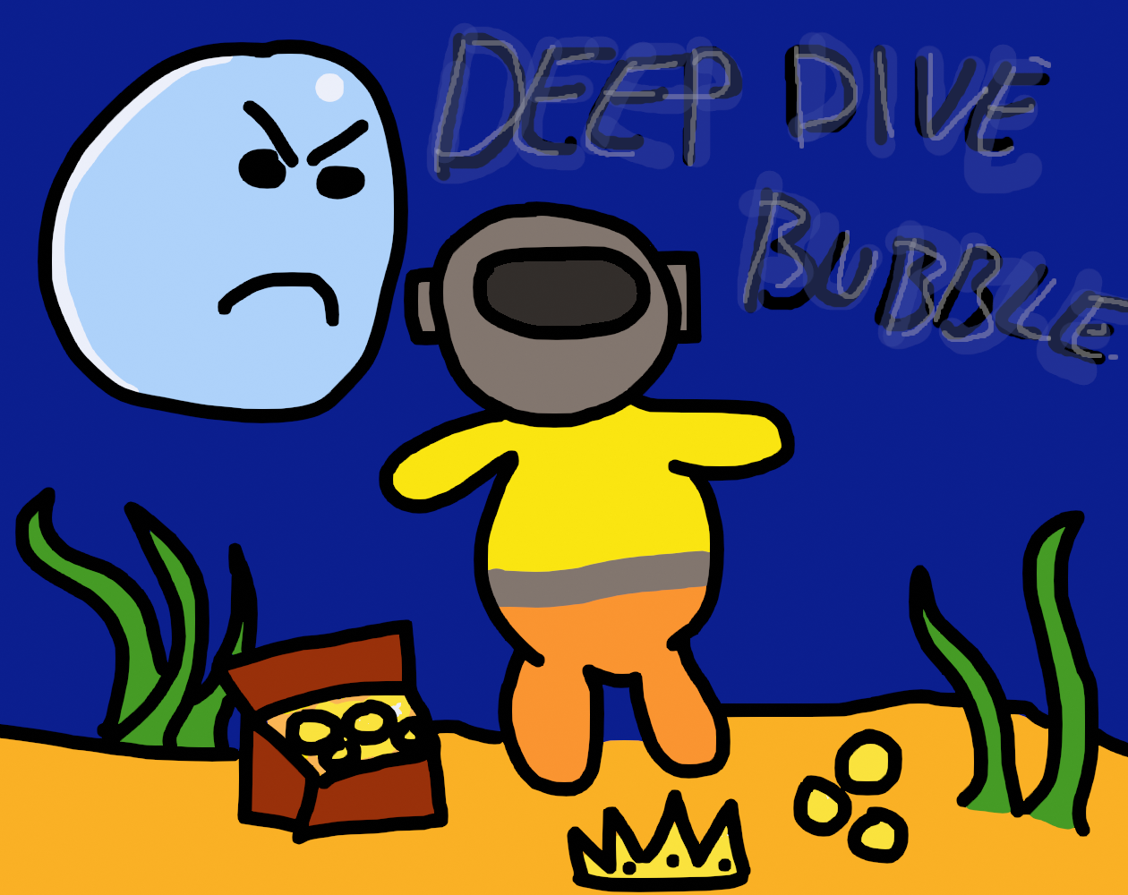 Deep Dive Bubble by APirateHat for Mini Jam 84: Bubbles - itch.io