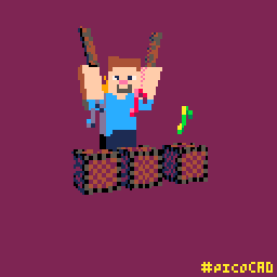 Steve with Noteblocks by Ray Nexus