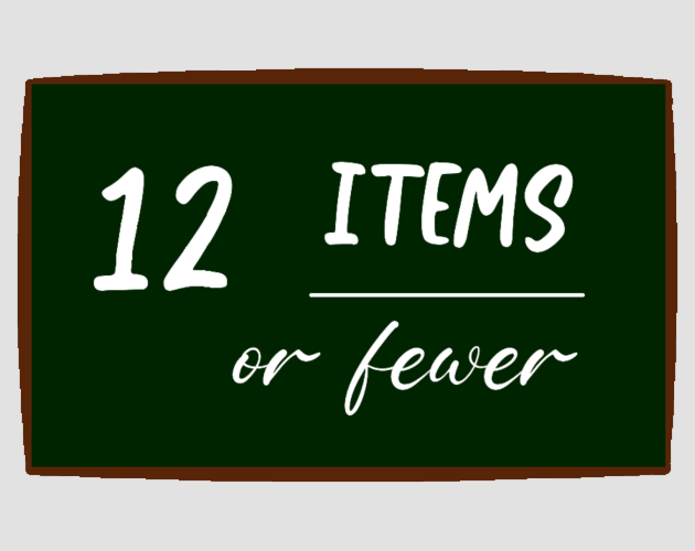 12 Items or Fewer by Nick Gelling