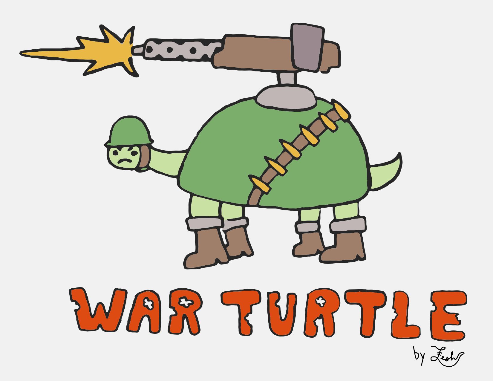 WAR TURTLE by AndruGuz
