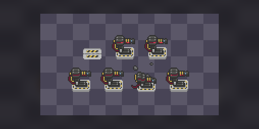 2D Pixel Art Laser Turret Sprites by Elthen's Pixel Art Shop